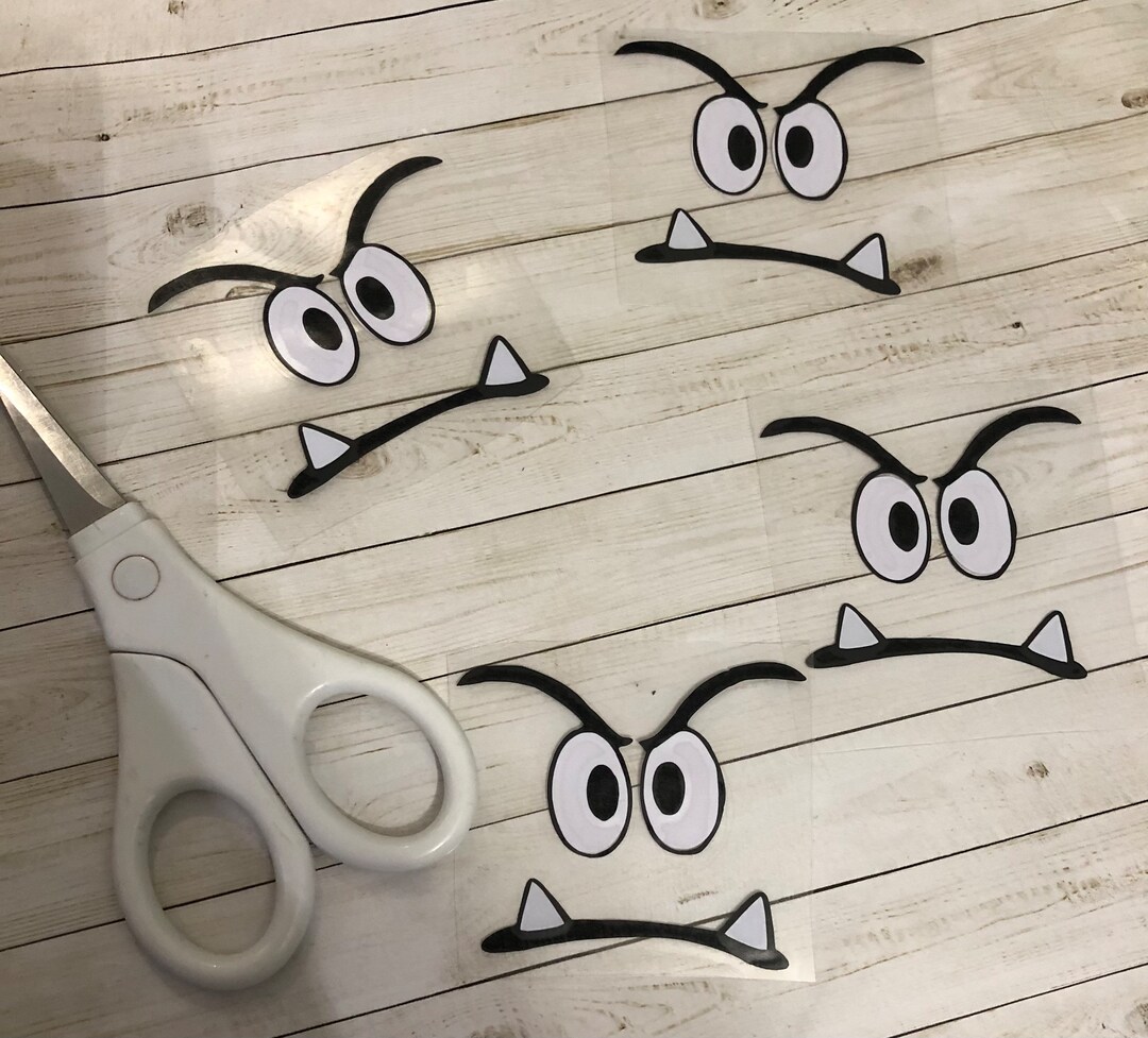 Vinyl Decal: Set of 12 Goomba Vinyl Decals (2.25" Wide) - Etsy