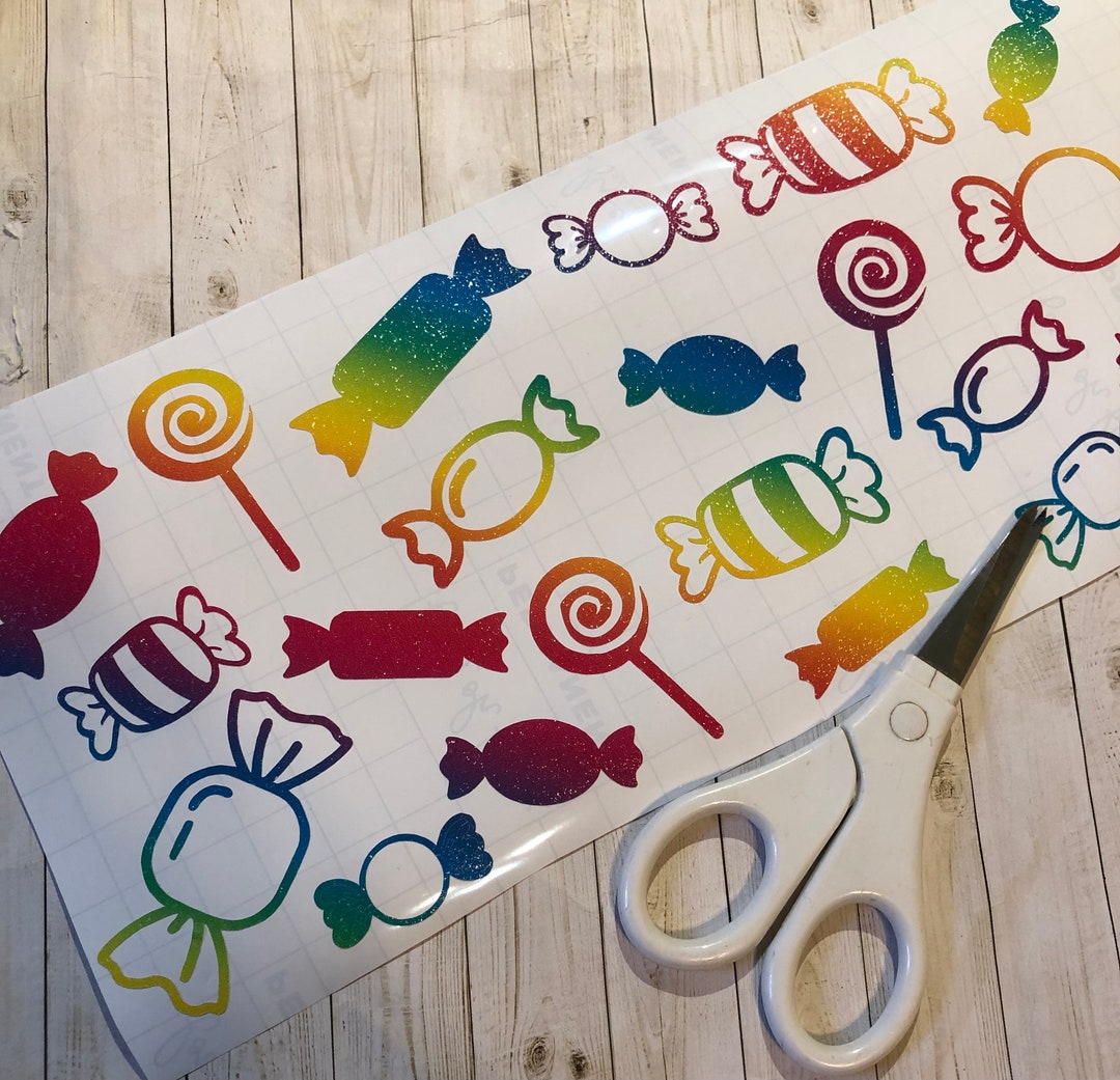 Sheet of Wrapped Candy Decals / Decal Sheet - Etsy