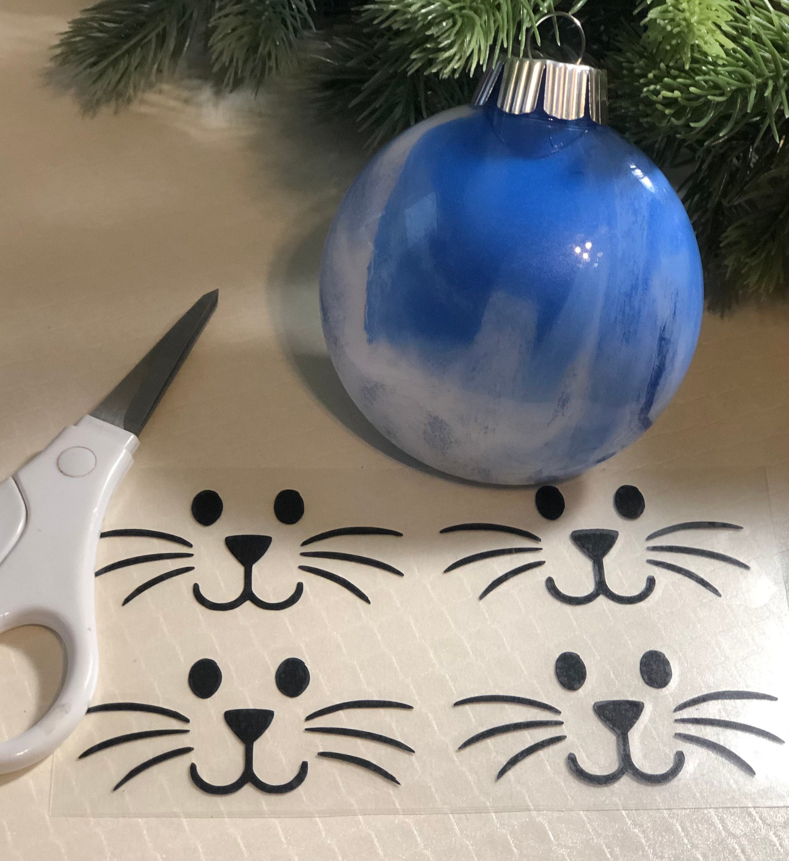 Vinyl Decal: Sheet of 4 Cat Vinyl Decals / D.I.Y Projects/ornaments ...