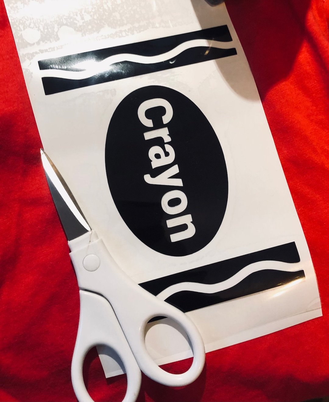 Iron on / HTV: Crayon Iron on Decal / Tshirt / Iron on Decal / DIY ...