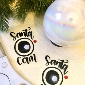 Vinyl Decal: Santa Cam D.I.Y Vinyl Decals /ornament/christmas (1 Decal ...