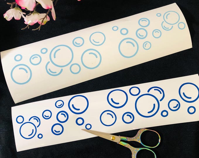 A Large Set of Multi-coloured Bubble Vinyl Stickers for Your Car ...