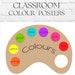 Classroom | Colour | Posters | Artist Pallet | Teachers Resource ...