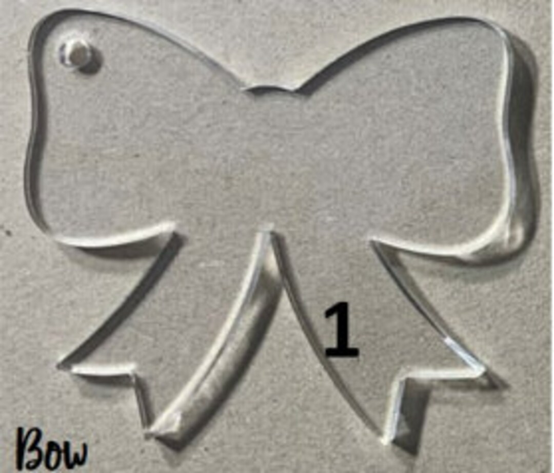 60mm Clear Acrylic Shapes, Acrylic Blanks, Blanks, Craft Blanks, Crafts ...