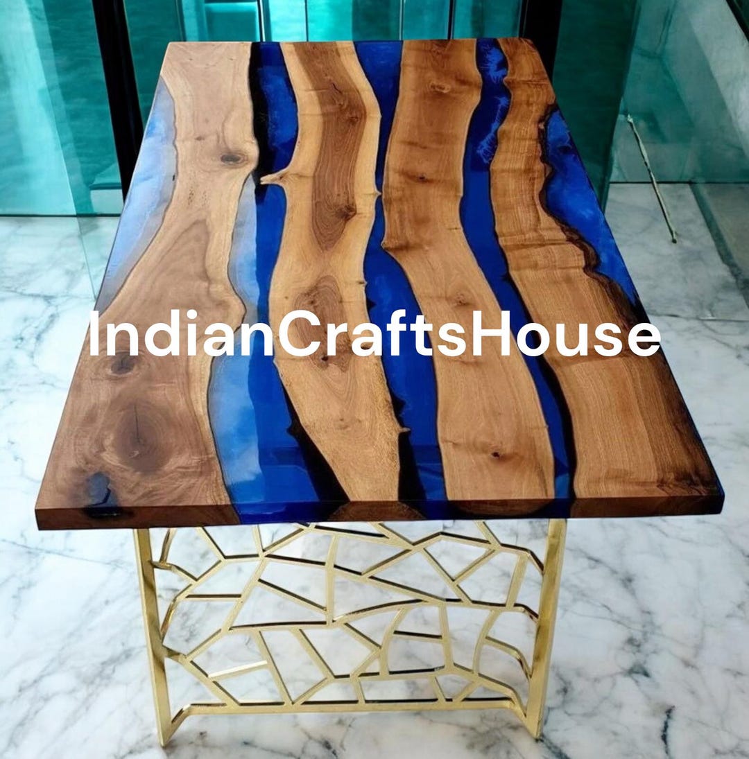 Epoxy and Wood Table Top, Dining, Office Meeting Table Top Interior ...