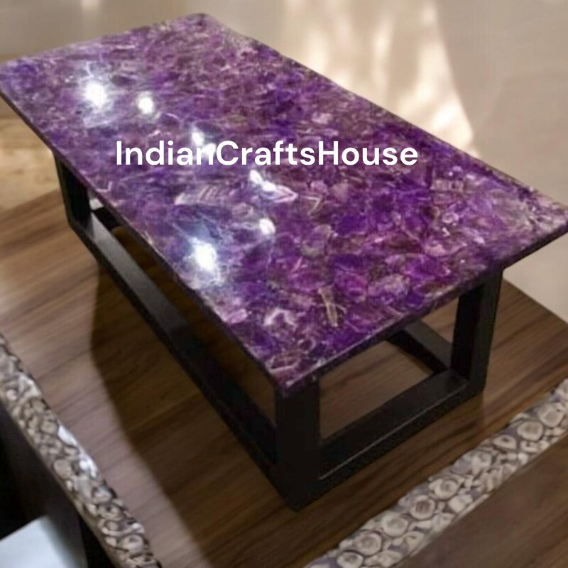 Amethyst Geode Table - Etsy