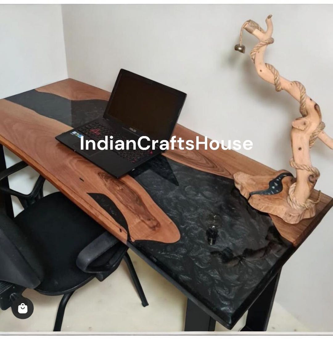 Epoxy Wooden Resin Table Top / Epoxy Coffee Center Table Top Home ...