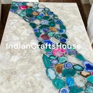 Mix Agate Table Top / Agate Kitchen Counter Top / Agate Stones Counter ...