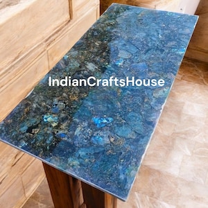 Labradorite Table Top/ Kitchen Counter Top /gem Stones Counter Top Work ...