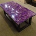 Amethyst Dining Table Unique Gemstone Furniture Amethyst Dining Table ...