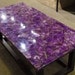 Amethyst Dining Table Unique Gemstone Furniture Amethyst Dining Table ...