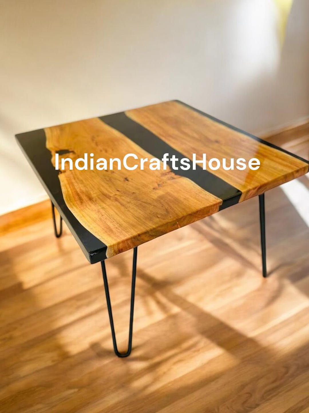 Epoxy Table Top / Epoxy and Wood Table Top / Home Office Table Top ...