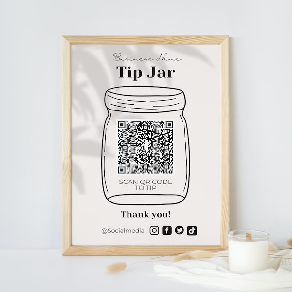 Tips Accepted Template - Etsy