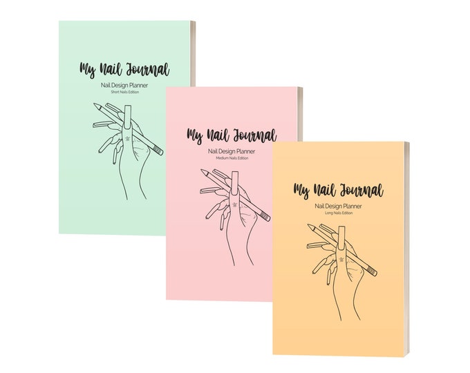 Nail Design Template for Long Nails digital Download - Etsy