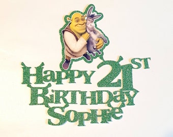 Shrek Cake Topper | Etsy