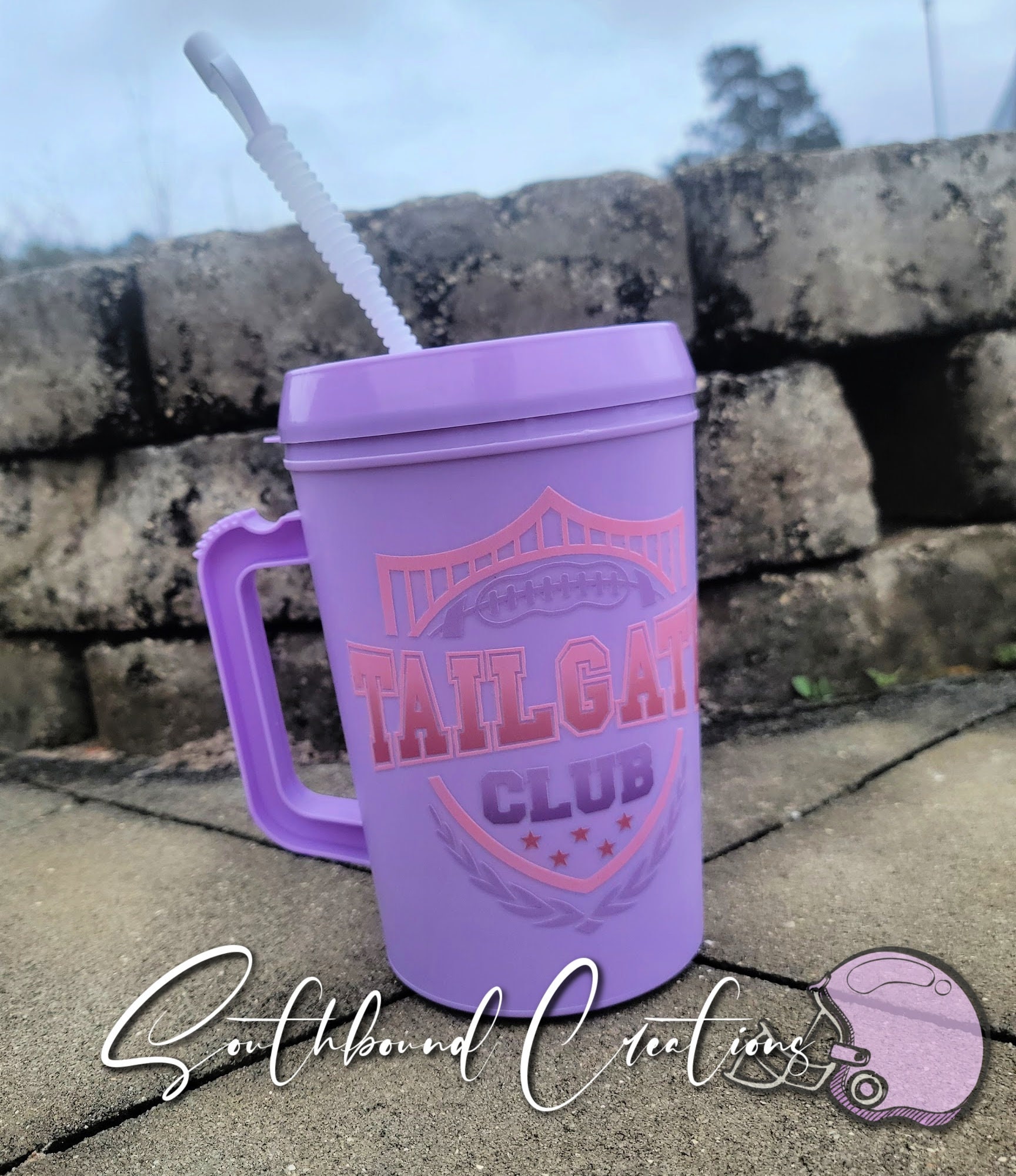 34 Oz Mega Mugs, Trucker Mugs, Birthday Present, Tailgate Club Cups ...