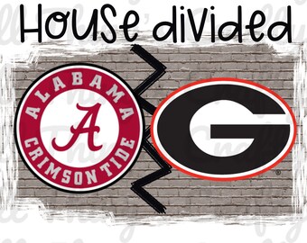 Georgia Bulldogs Vs Alabama Svg | Etsy