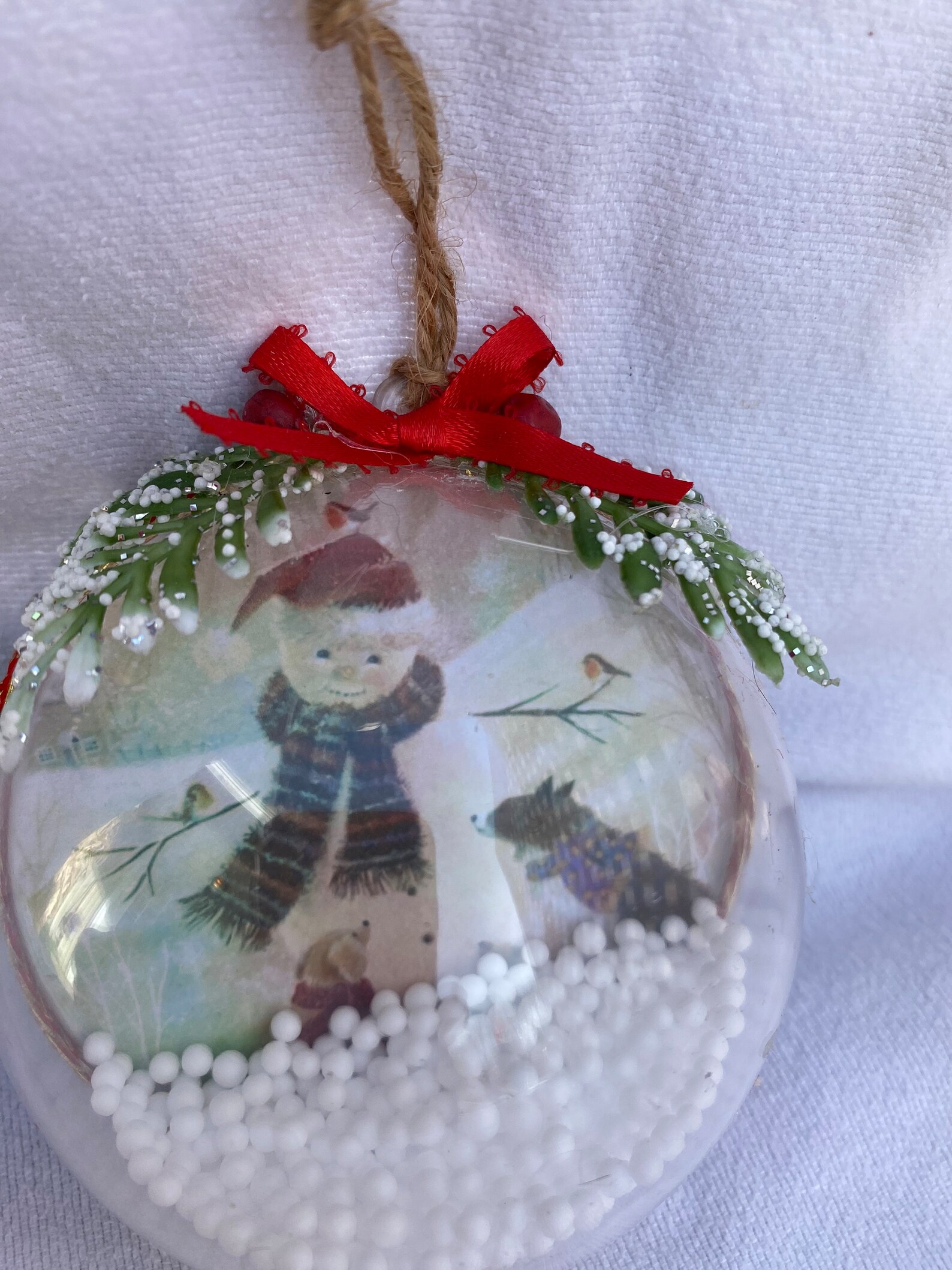 Snowman Ornament, Christmas Ornament, Hanging Ornament, Ornament ...