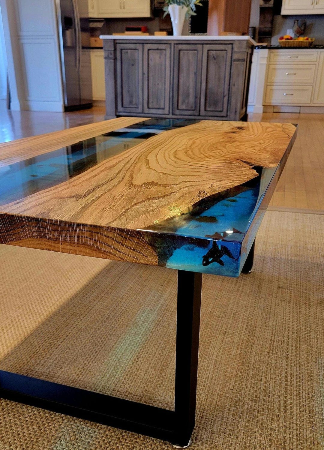 USA- Red Oak Ocean Theme Tables. Shells Plants,starfish,dolphins and ...