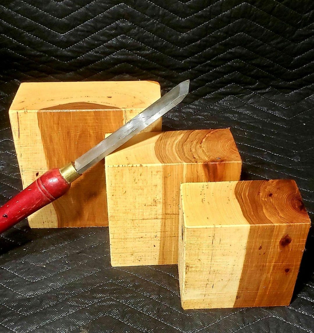 1) One 6"×6"×3" Hickory Bowl Blanks/ Lathe Turning Wood. Choose Your ...