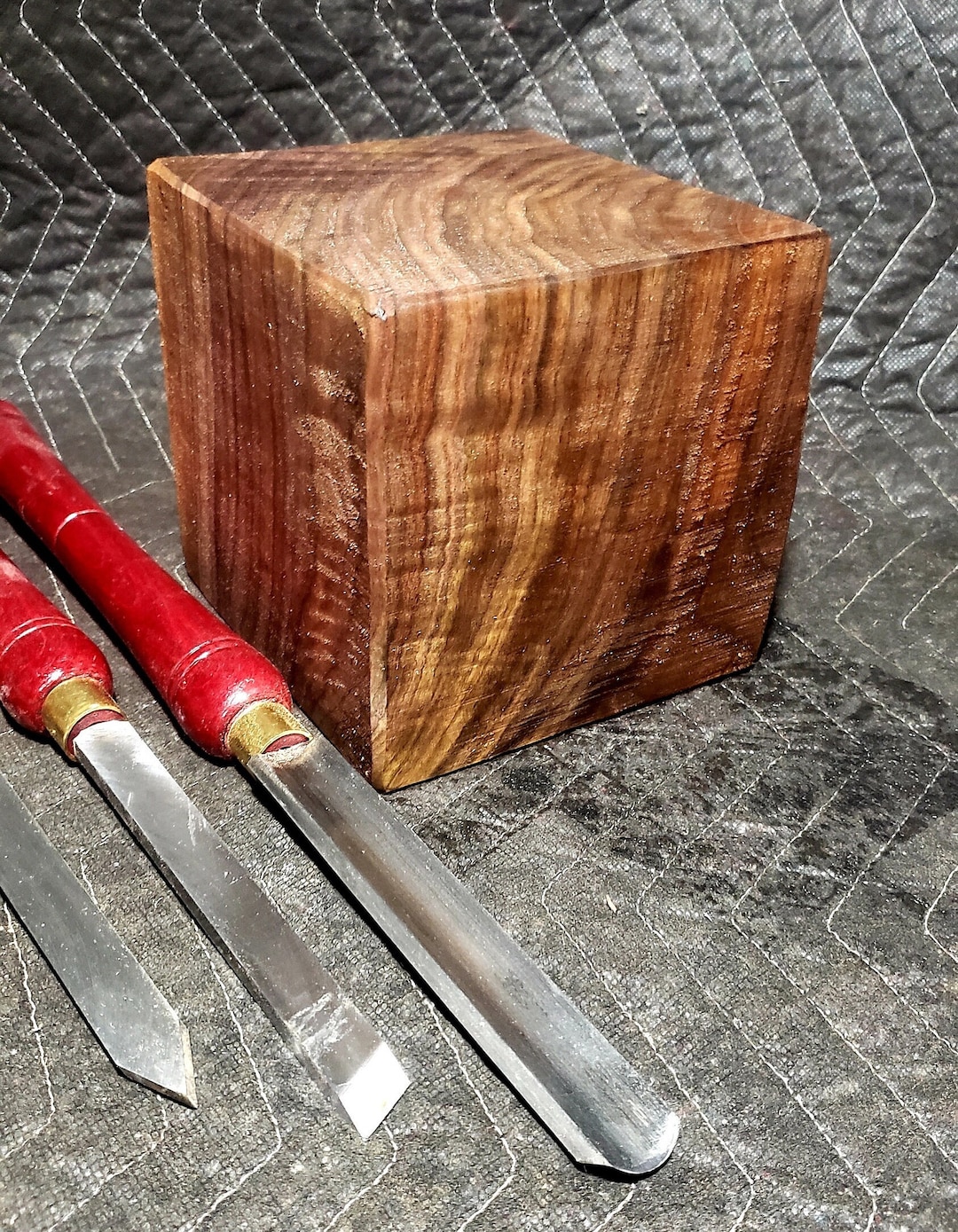 NICE 6"×6"×6" Black Walnut Lathe Turning Blanks. Vase Blanks Carving ...