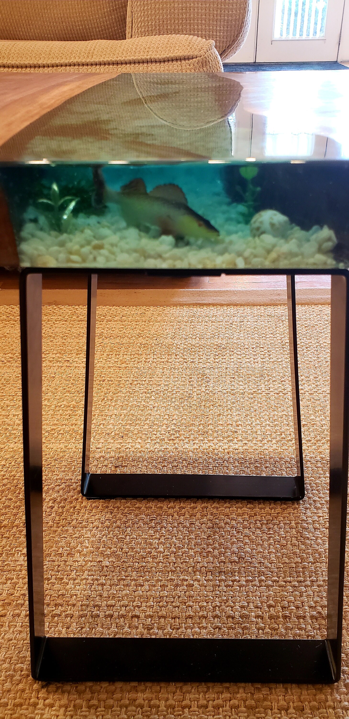 CUSTOM EPOXY Aquatic /coffee Tables/desk/ End Tables, Custom Desk of ...