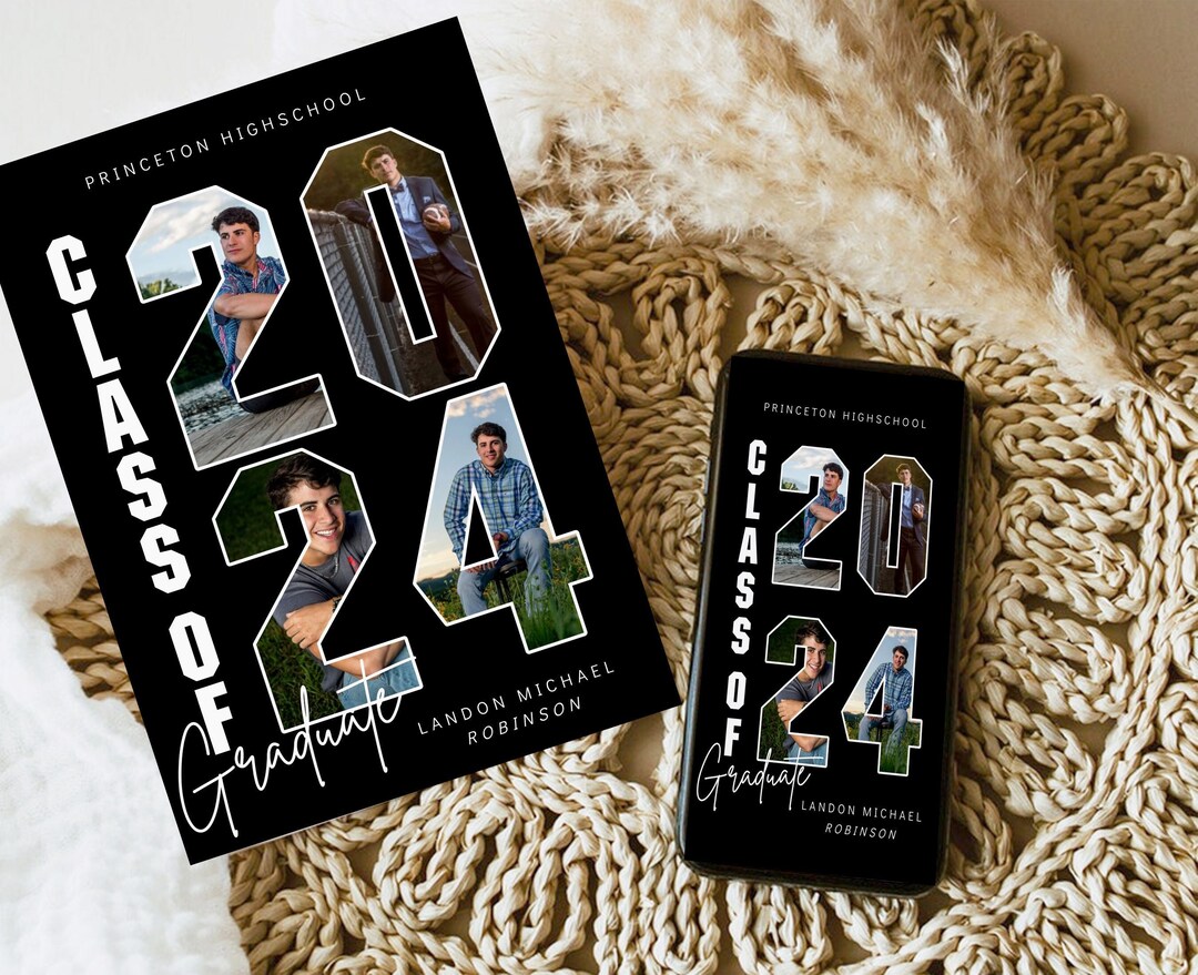 GRADUATION INVITATION Senior 2024, Editable Graduation Announcement ...