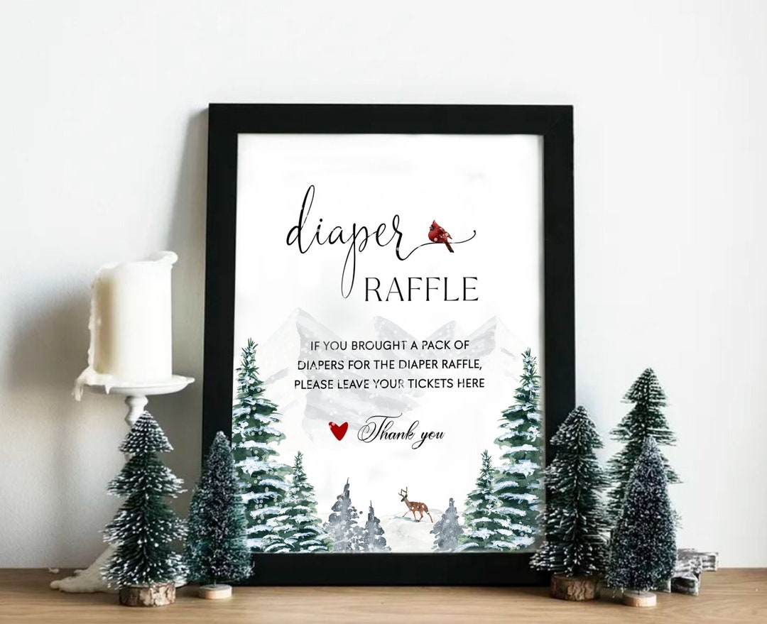 Baby Its Cold Outside Diaper Raffle Sign, Diaper Raffle Ticket Sign ...