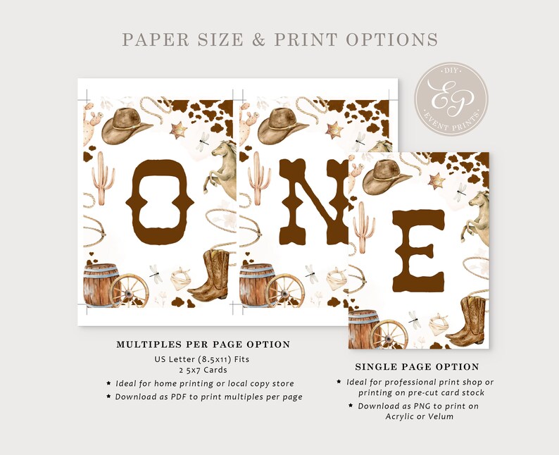 My FIRST RODEO 1st Birthday Banner Cowboy Birthday Printable - Etsy