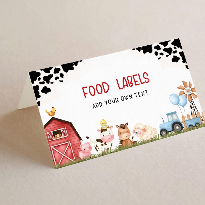 Printable Farm Food Signs - Etsy