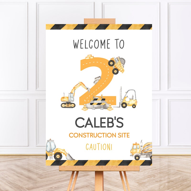 Construction Welcome Sign - Etsy Australia