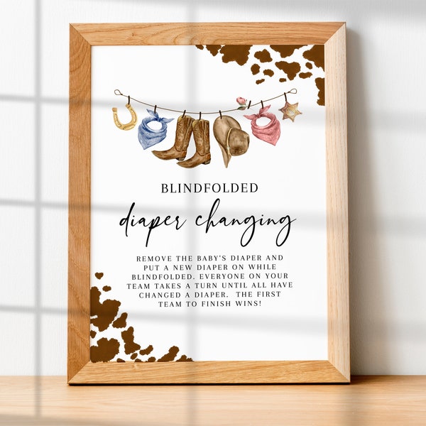 Blindfolded Diaper Changing Game - Etsy