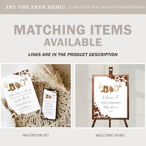 LITTLE COWBOY Baby Shower Banner | Wild West Baby Shower Backdrop Name ...