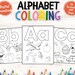 Alphabet Coloring Pages, ABC Learning, Preschool Coloring Pages ...