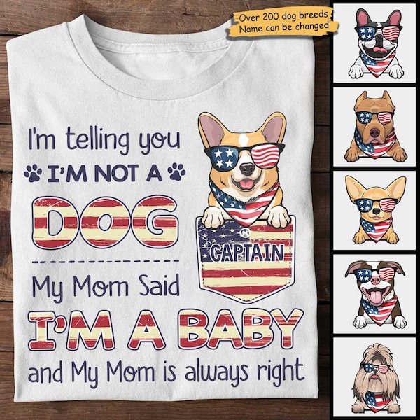 Im Telling You Im Not a Dog Im a Baby - Etsy