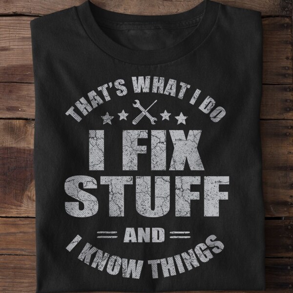 I Fix Things T Shirt - Etsy