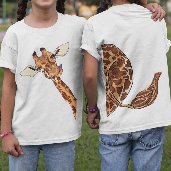 Giraffe T Shirt - Etsy