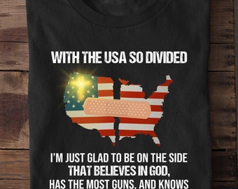 Divided Usa Shirt - Etsy