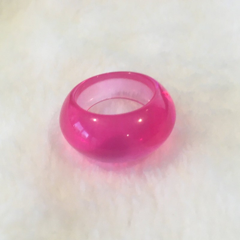 Lucite Ring - Etsy UK