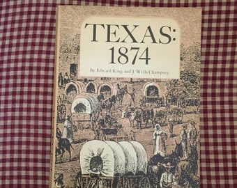 Texas History Book - Etsy