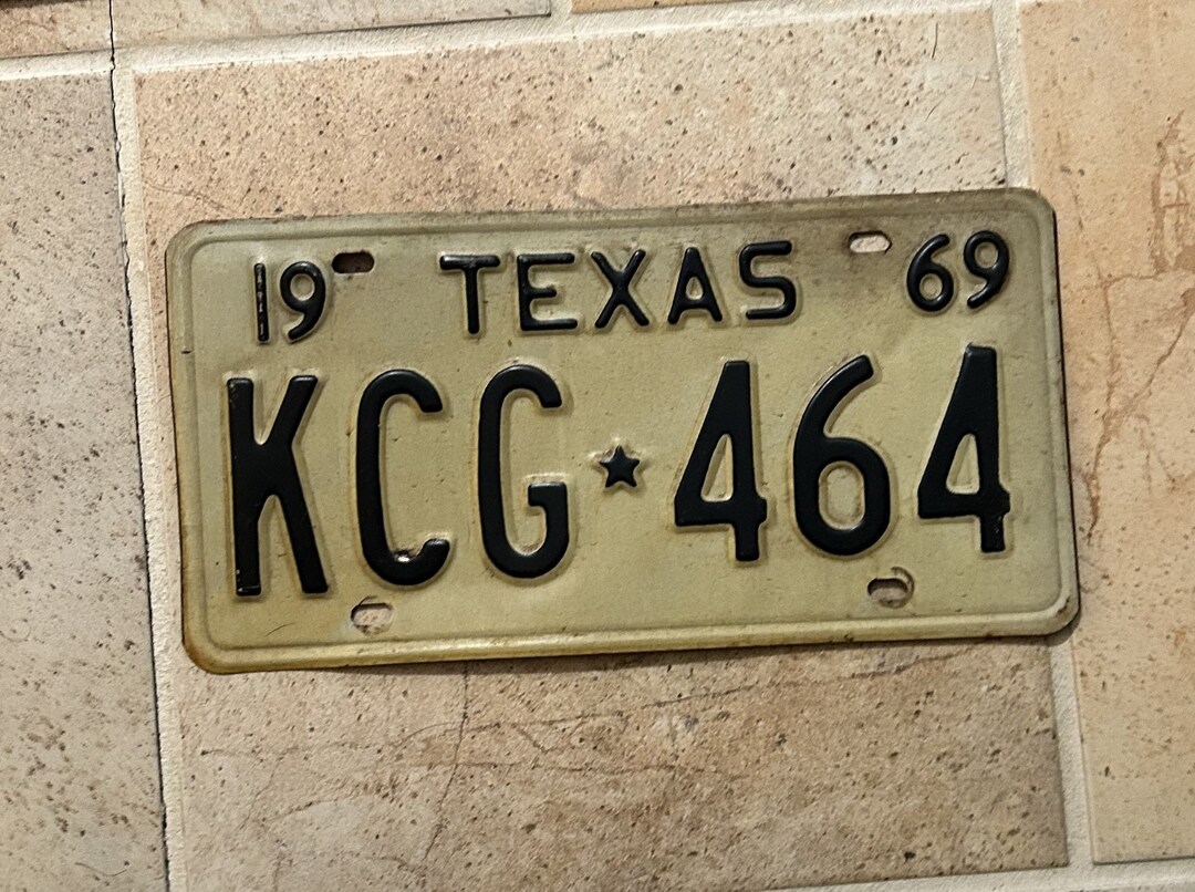 Tx 69 License Plate - Etsy