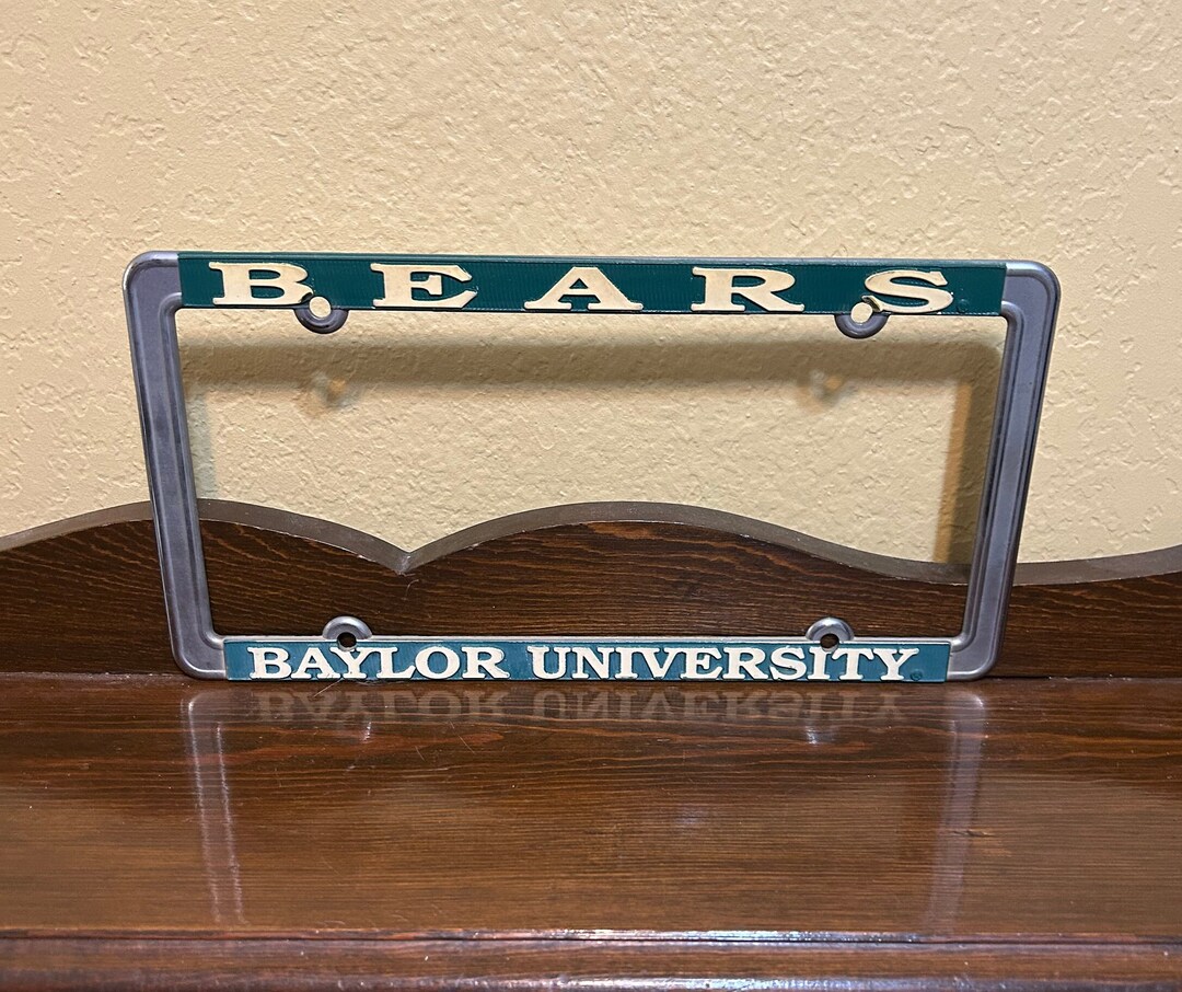 Baylor Bears License Plate Frame - Etsy