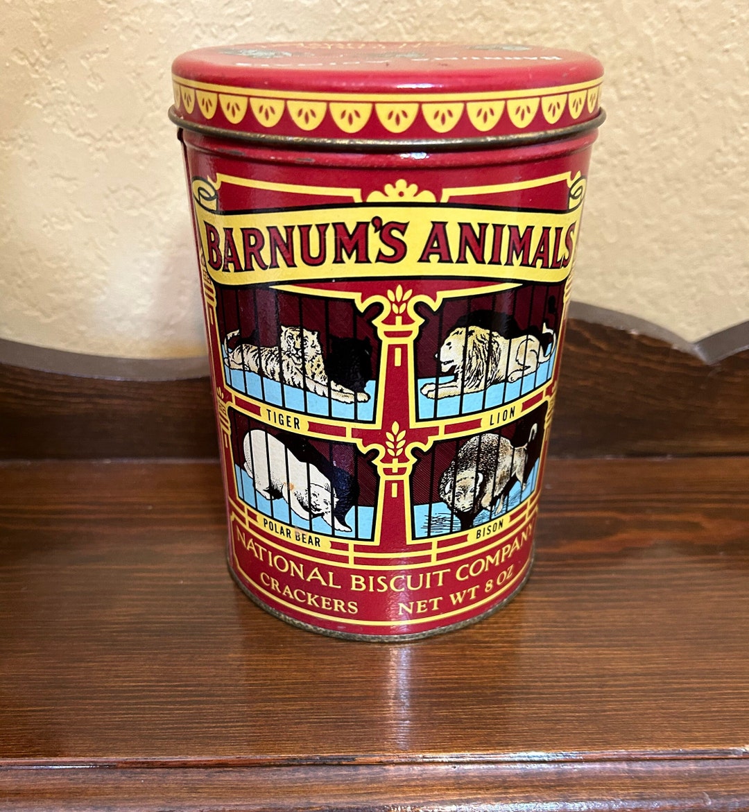 Animal Crackers Tin National Biscuit Company - Etsy