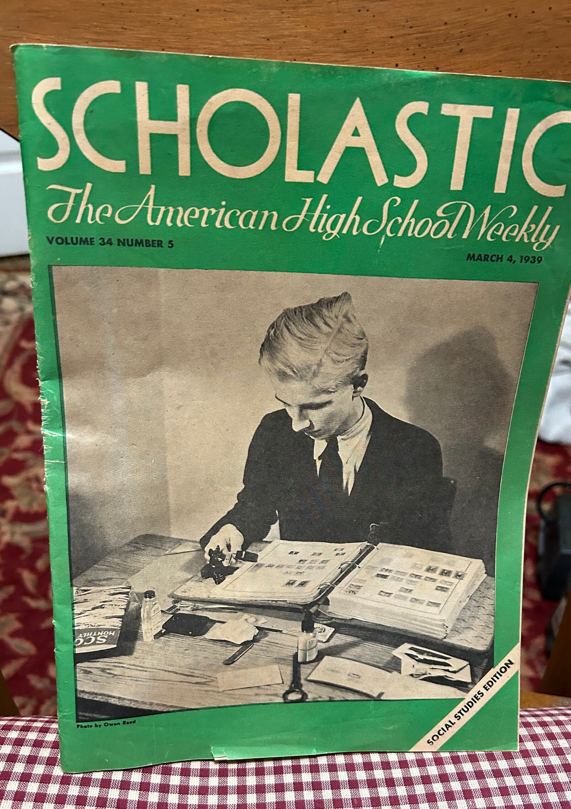 Scholastic Magazine-the American High School Weekly - Etsy