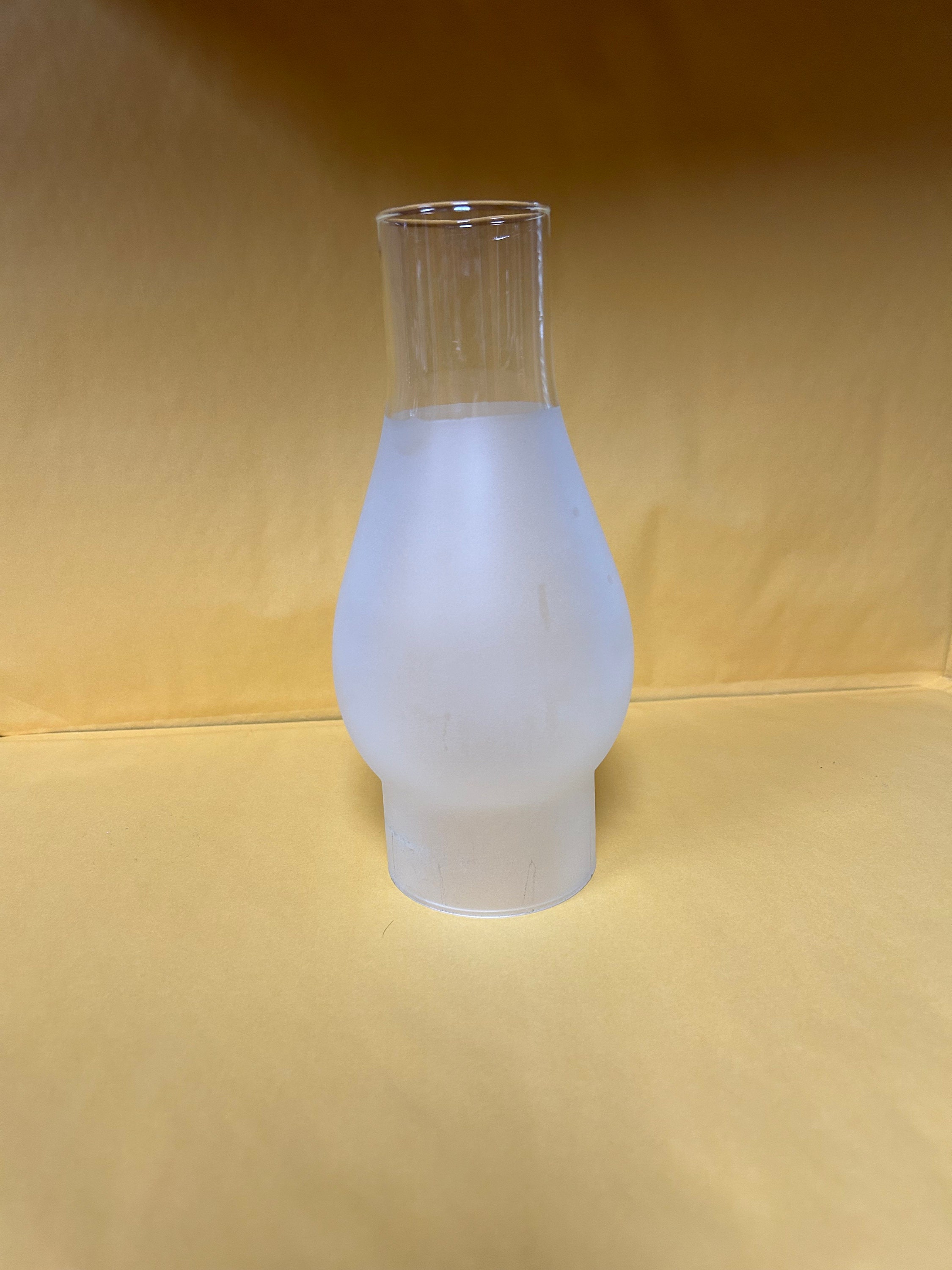 Frosted Glass Chimney For Lamp Etsy