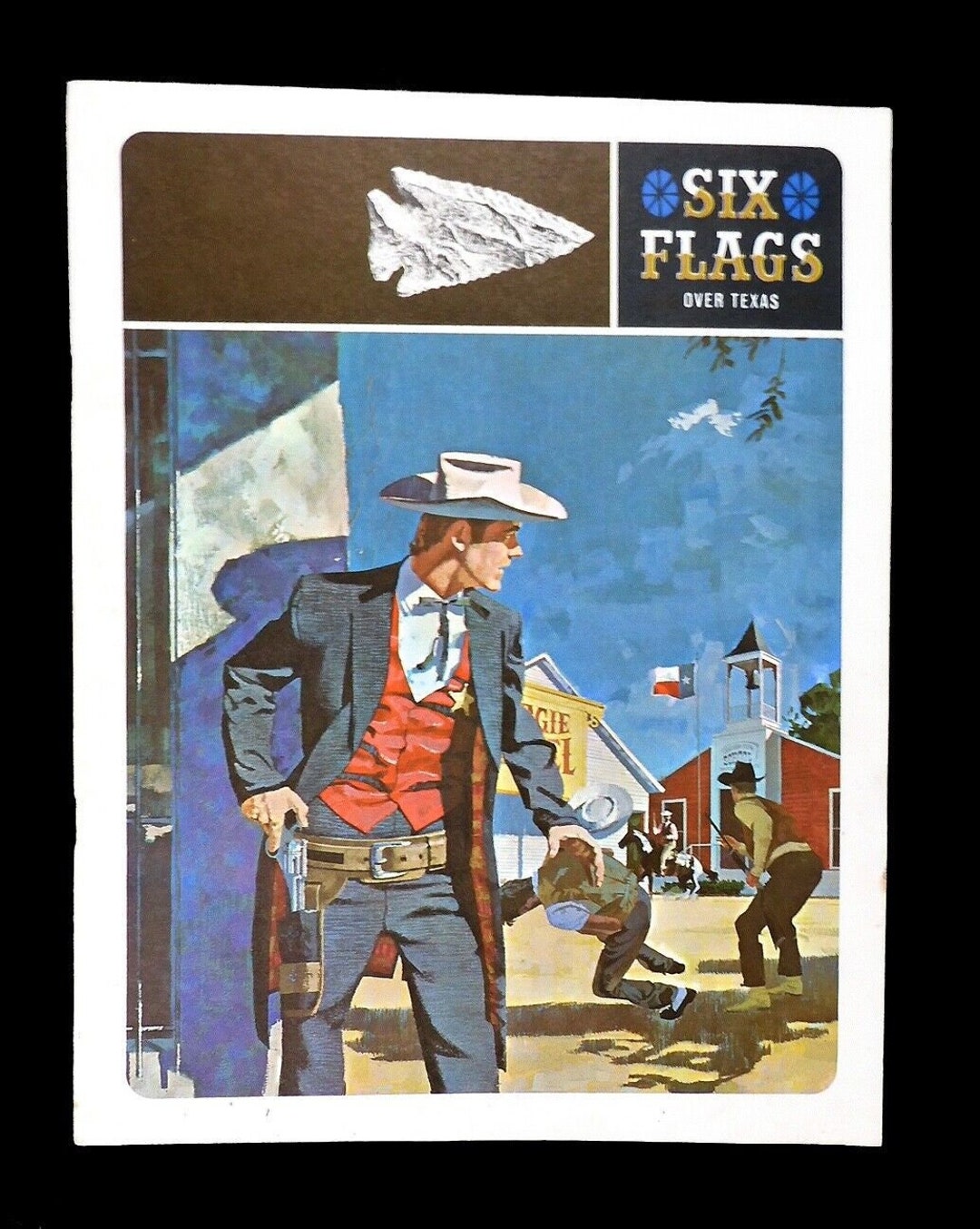 Six Flags Over Texas 1961 Opening Brochure - Etsy