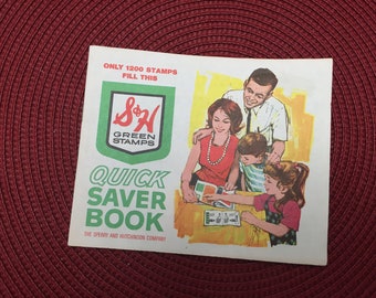 S&H Green Stamps Book Vintage Complete With Stamps - Etsy