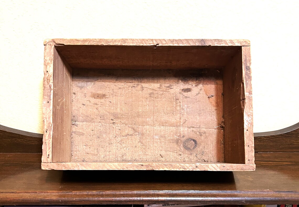 Tacks Wooden Crate - Etsy