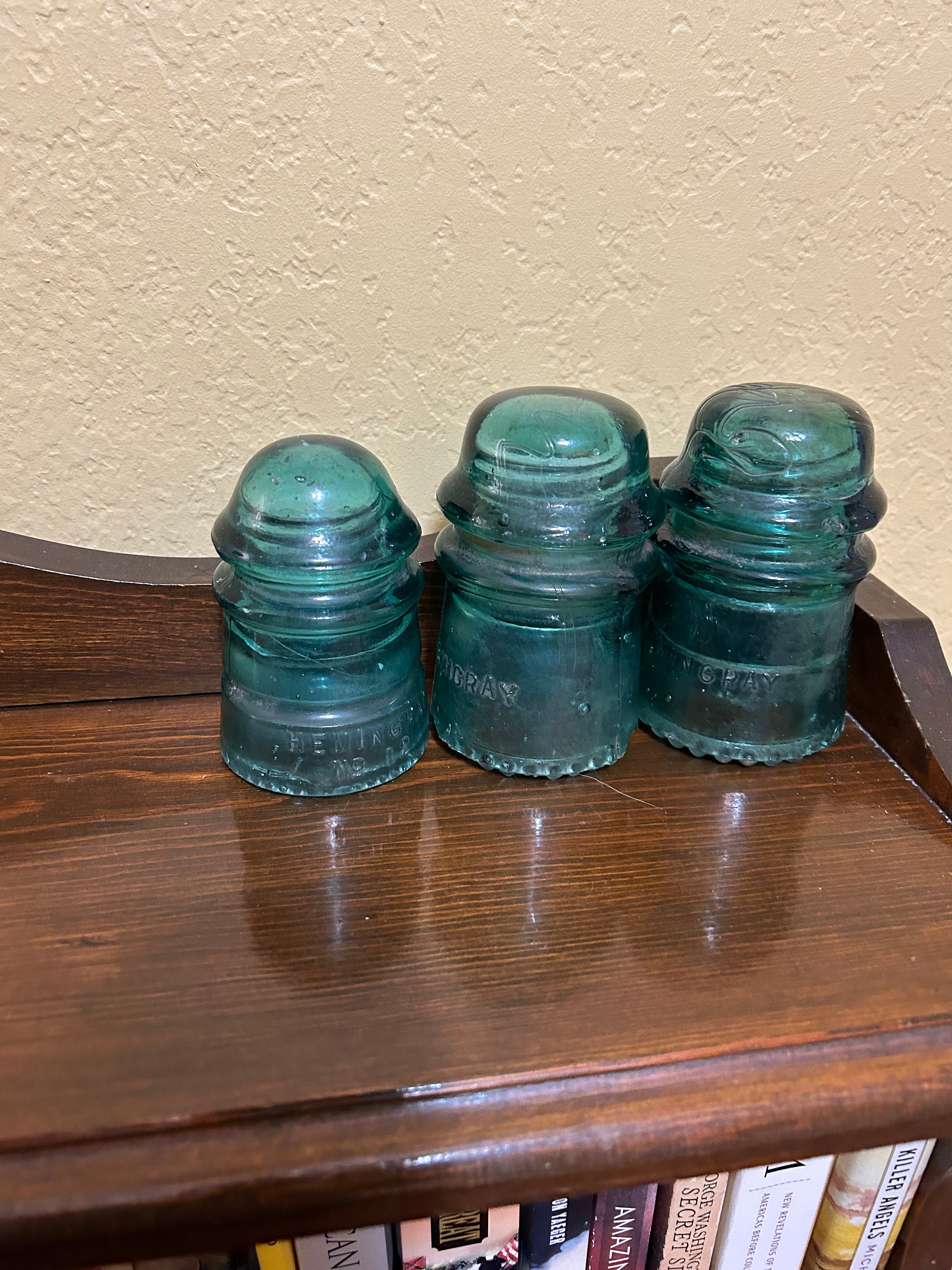Aqua Hemingray Insulators 12 Glass - Etsy