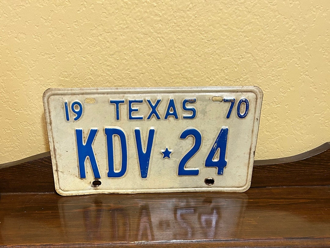 1970 License Plate - Etsy